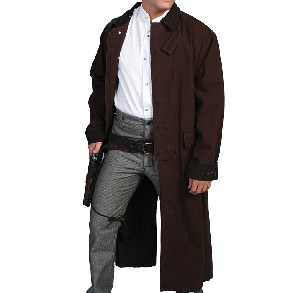 Scully Men's Long Canvas Jacket, Walnut, Small - Walmart.com