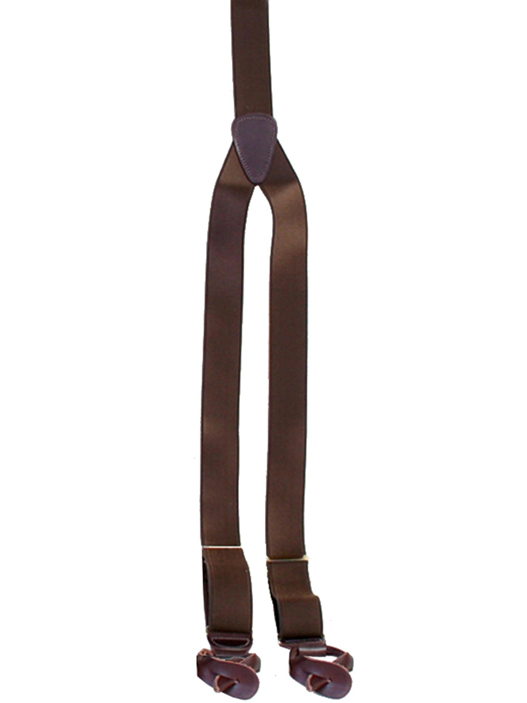 Scully RW040FS-BRN-ONE Mens Rangewear Y-Back French Satin Suspender ...