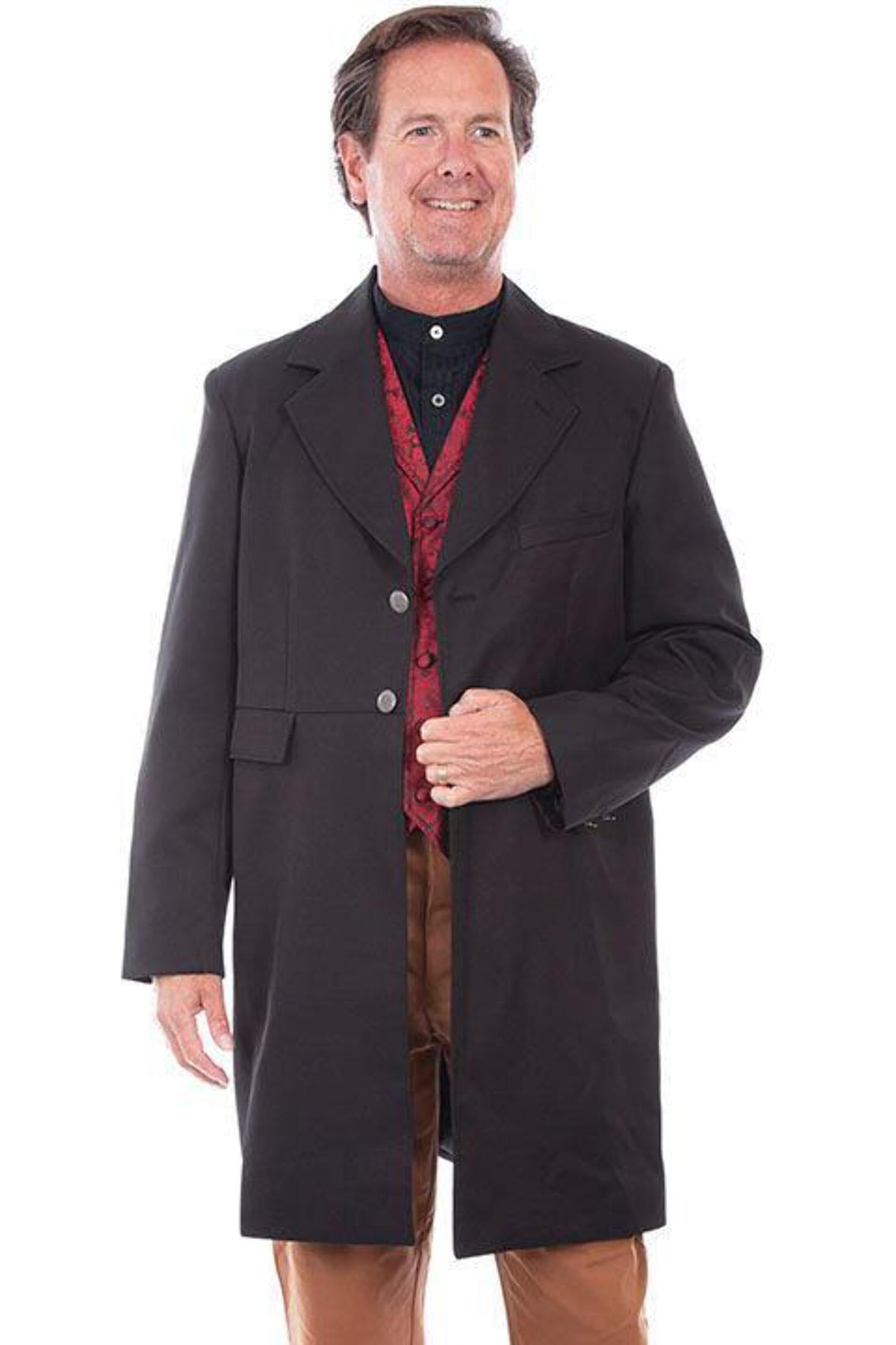 Scully Rangewear Men's Frock Coat Black, Black, 46 - Walmart.com
