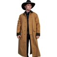 Scully Mens Rangewear Long Western Canvas Duster Jacket, Corduroy ...