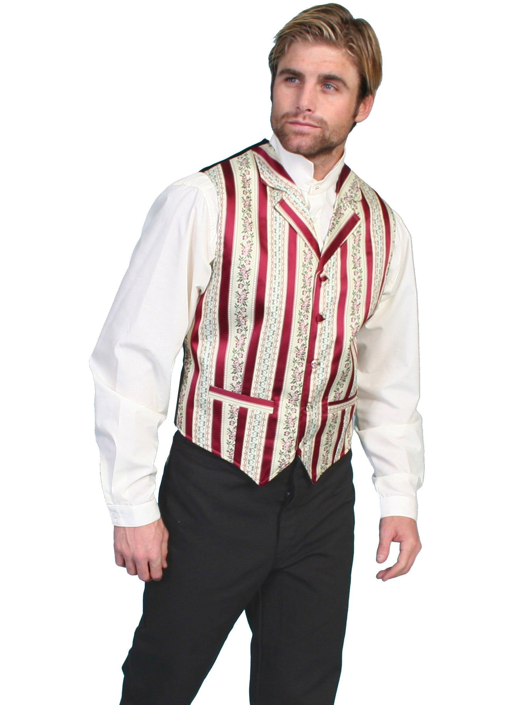 Scully RW168-BUR-L Rangewear 100 Percent Polyester Mens Mansfield Vest ...