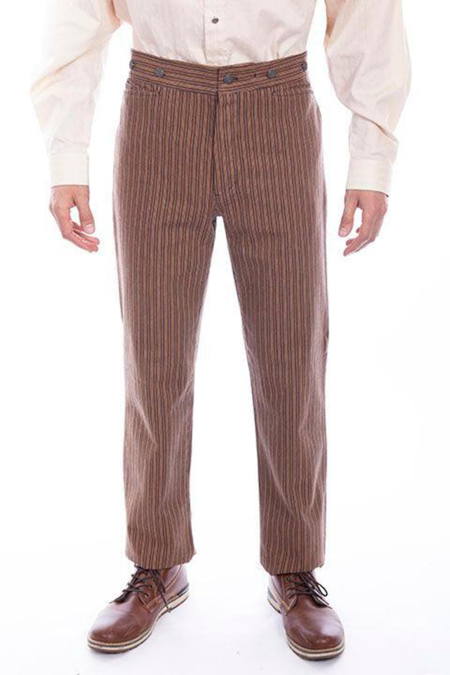 Scully TAUPE RAIL STRIPE PANT - Walmart.com