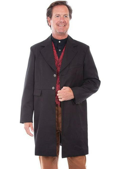Scully RW107-BRN-XL Mens Rangewear Canvas Duster Jacket- Brown- XL ...
