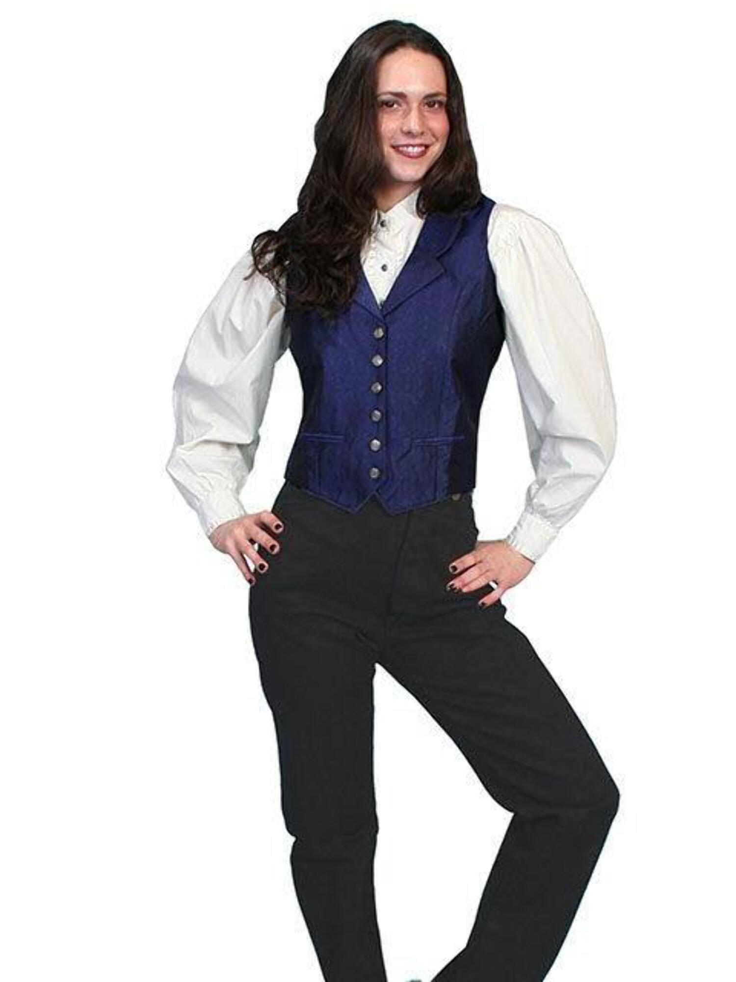 Scully Western Pants Womens Durable Canvas Saddle Seat Pocket RW525 ...