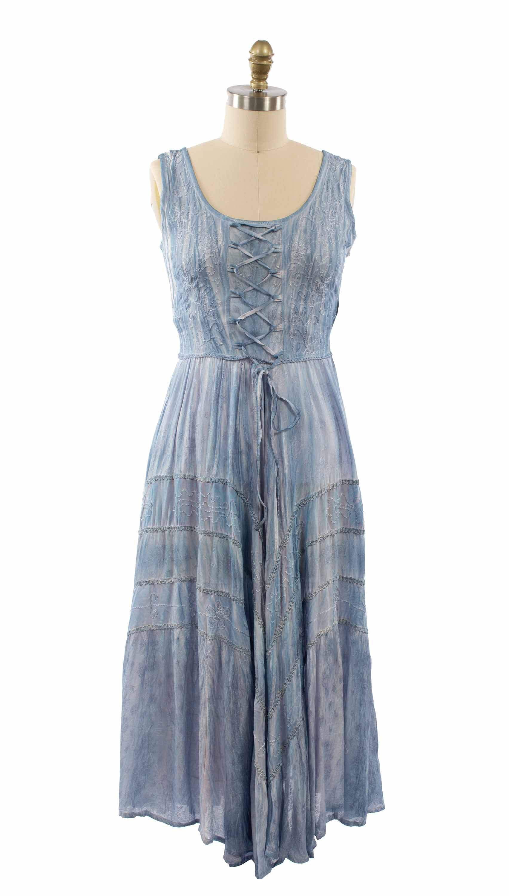 Scully Western Dress Womens Full Sleeveless L Tie Dye F0_HC118 ...