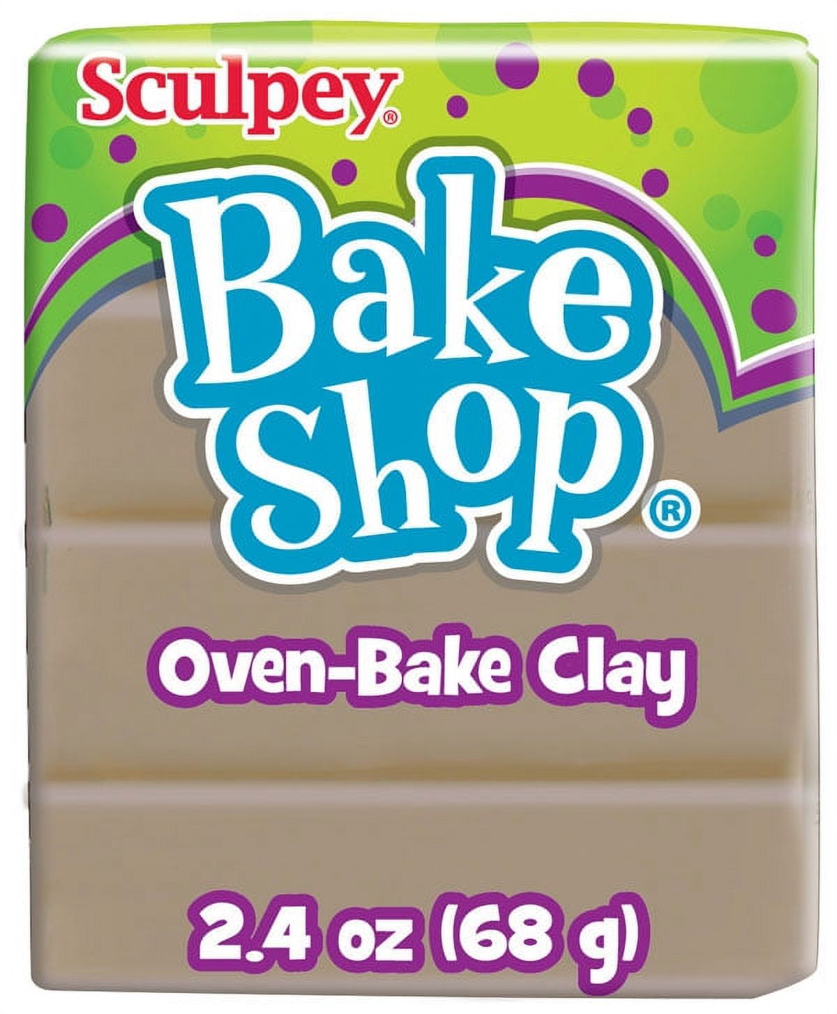 Sculpey 2.4 oz. Bake Shop Grey Clay - Walmart.com