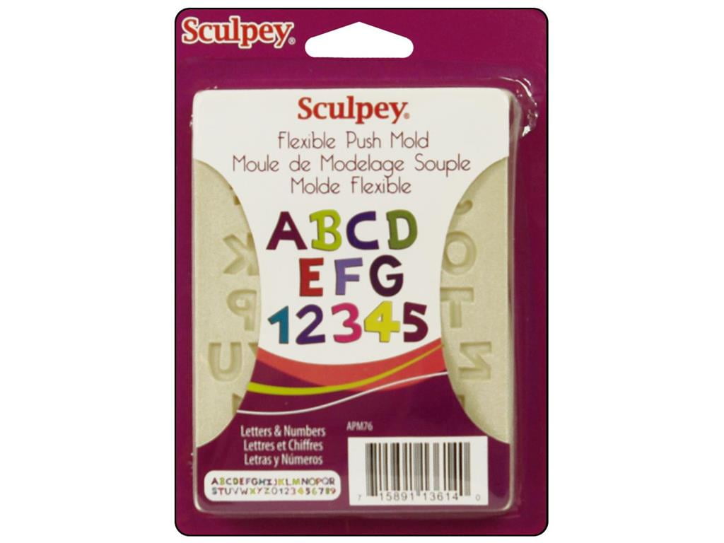 Sculpey Clay Mold: letters and numbers - Walmart.com