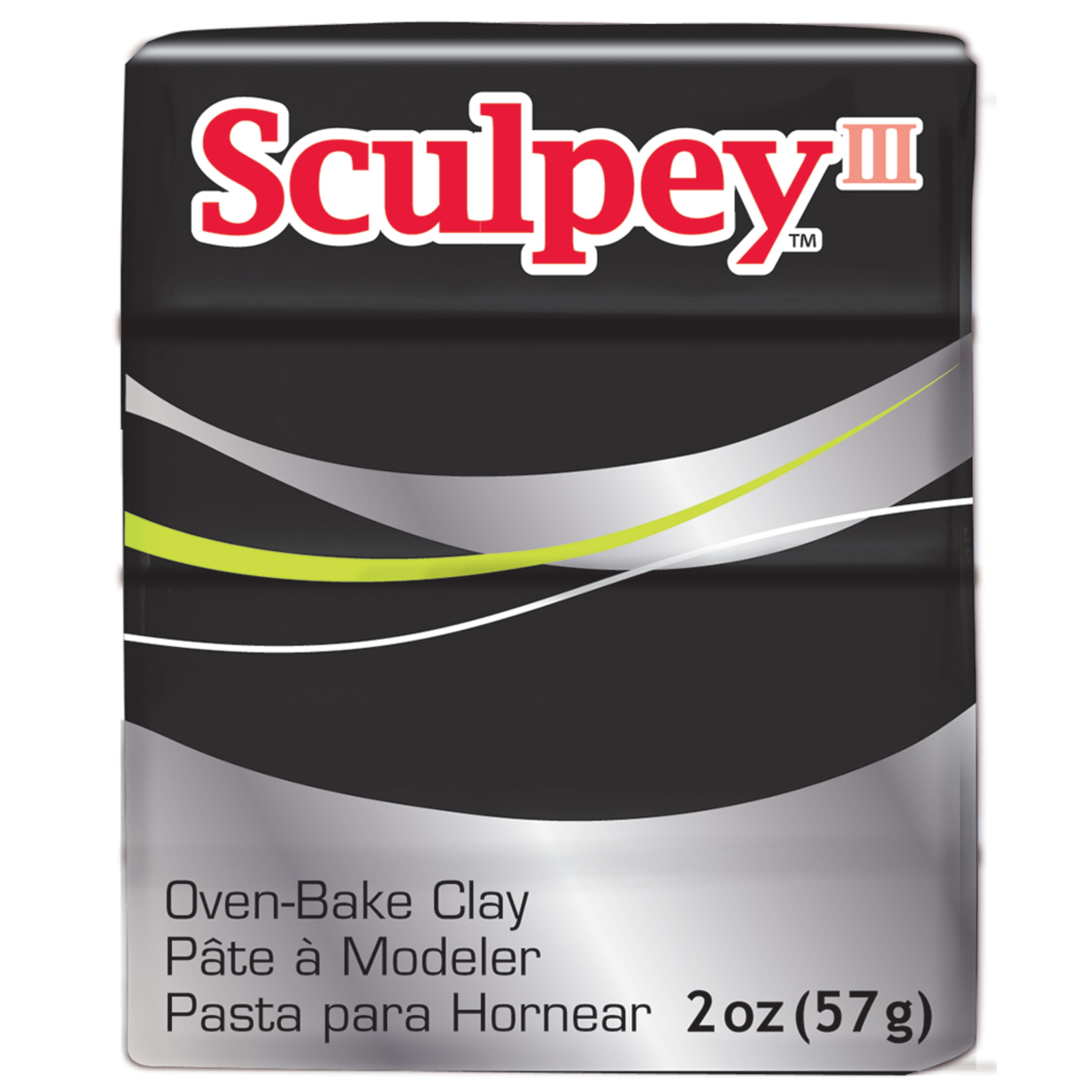 Sculpey III, 2 oz., Black - Walmart.com