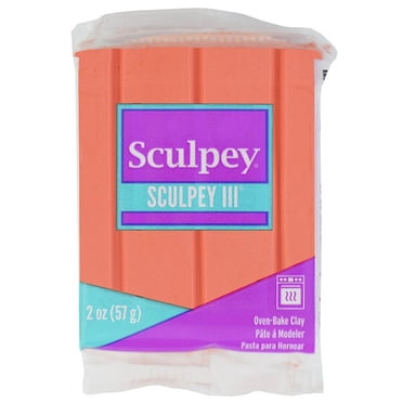 Sculpey III Polymer Clay, 8 oz., Black, Oven Bake Modeling Clay ...