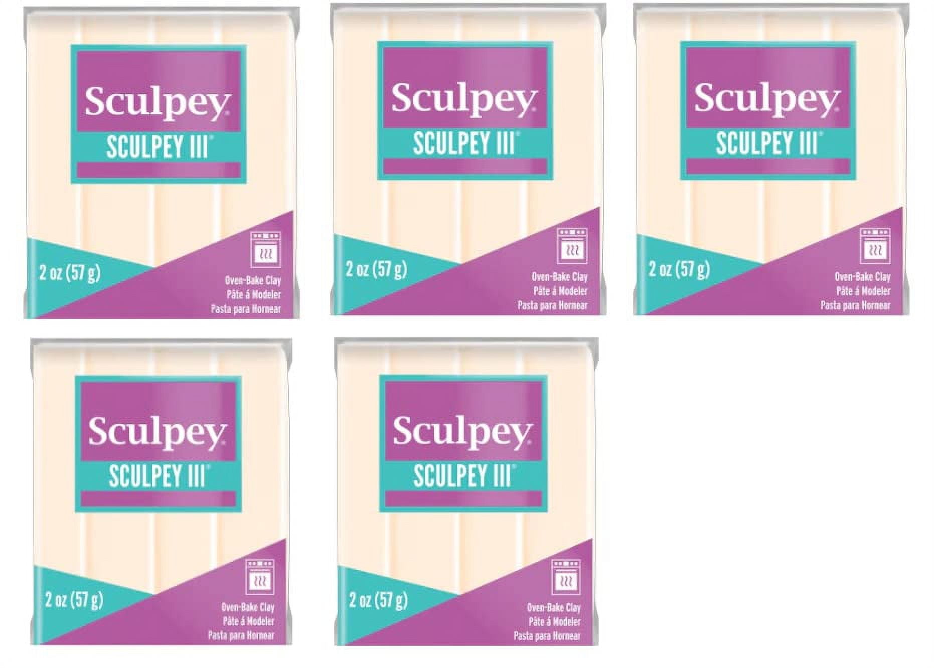 Sculpey III Oven-Bake Clay 5 Pack - Translucent - Walmart.com