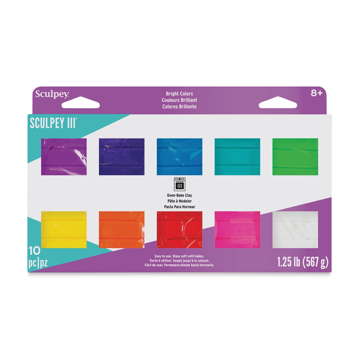Sculpey III Set - Bright Ideas, Set of 10 - Walmart.com