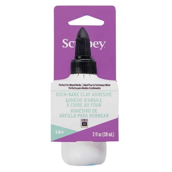 Sculpey Polymer Oven-Bake Clay Adhesive - 2 fl oz, Non-Toxic ...