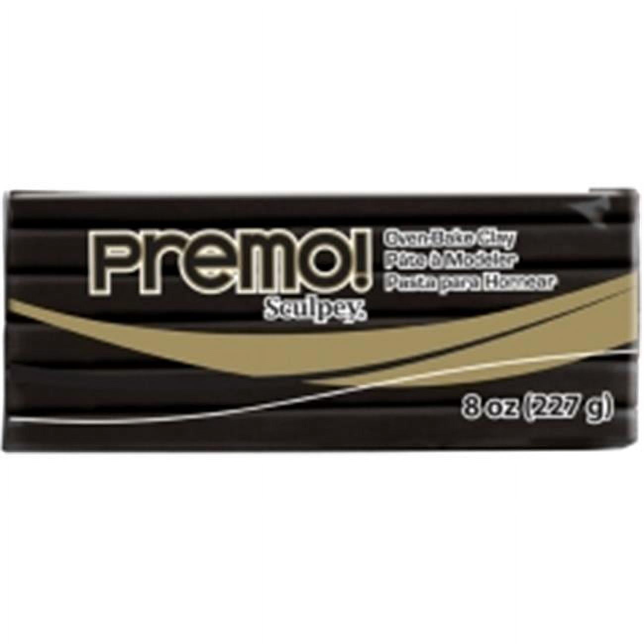 Sculpey Premo Polymer Clay 8oz-Black - Walmart.com