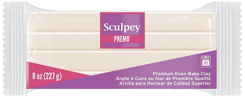 Sculpey Premo Polymer Clay 8oz-Translucent - Walmart.com