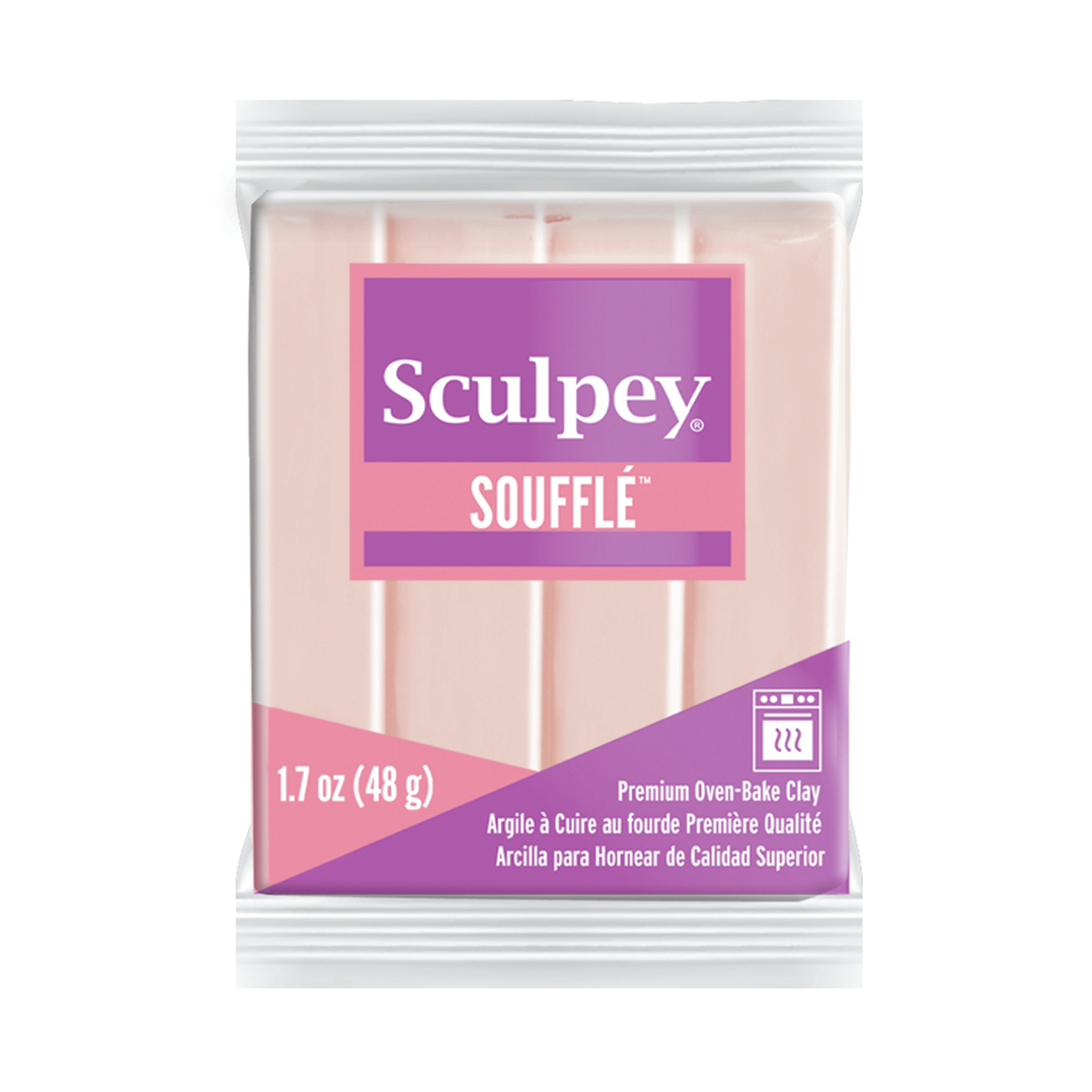 Sculpey Souffle Clay 1.7oz-Almond Rose - Walmart.com
