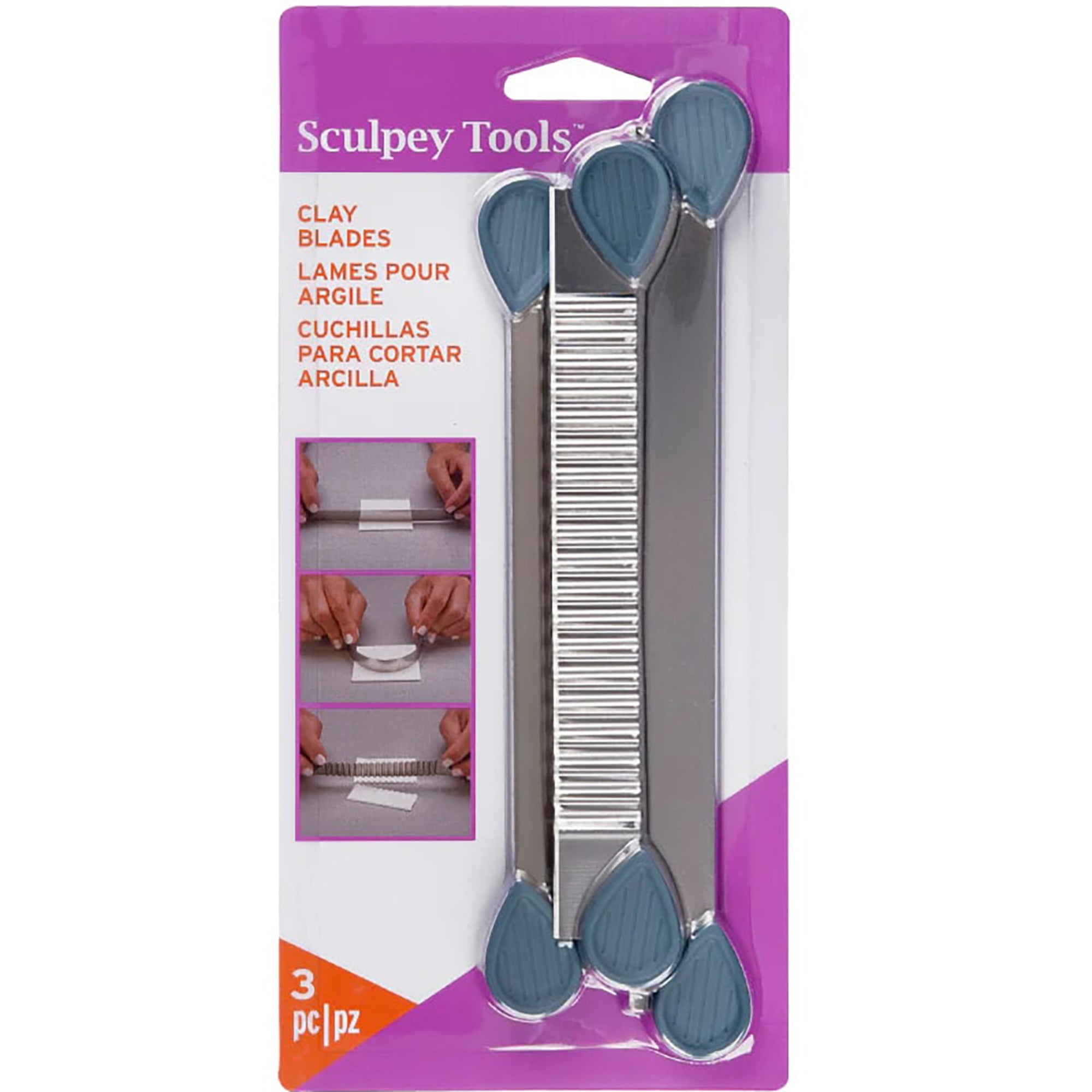Sculpey: Tools Clay Blades Set Of 3 - stainless-steel, Type Blades ...