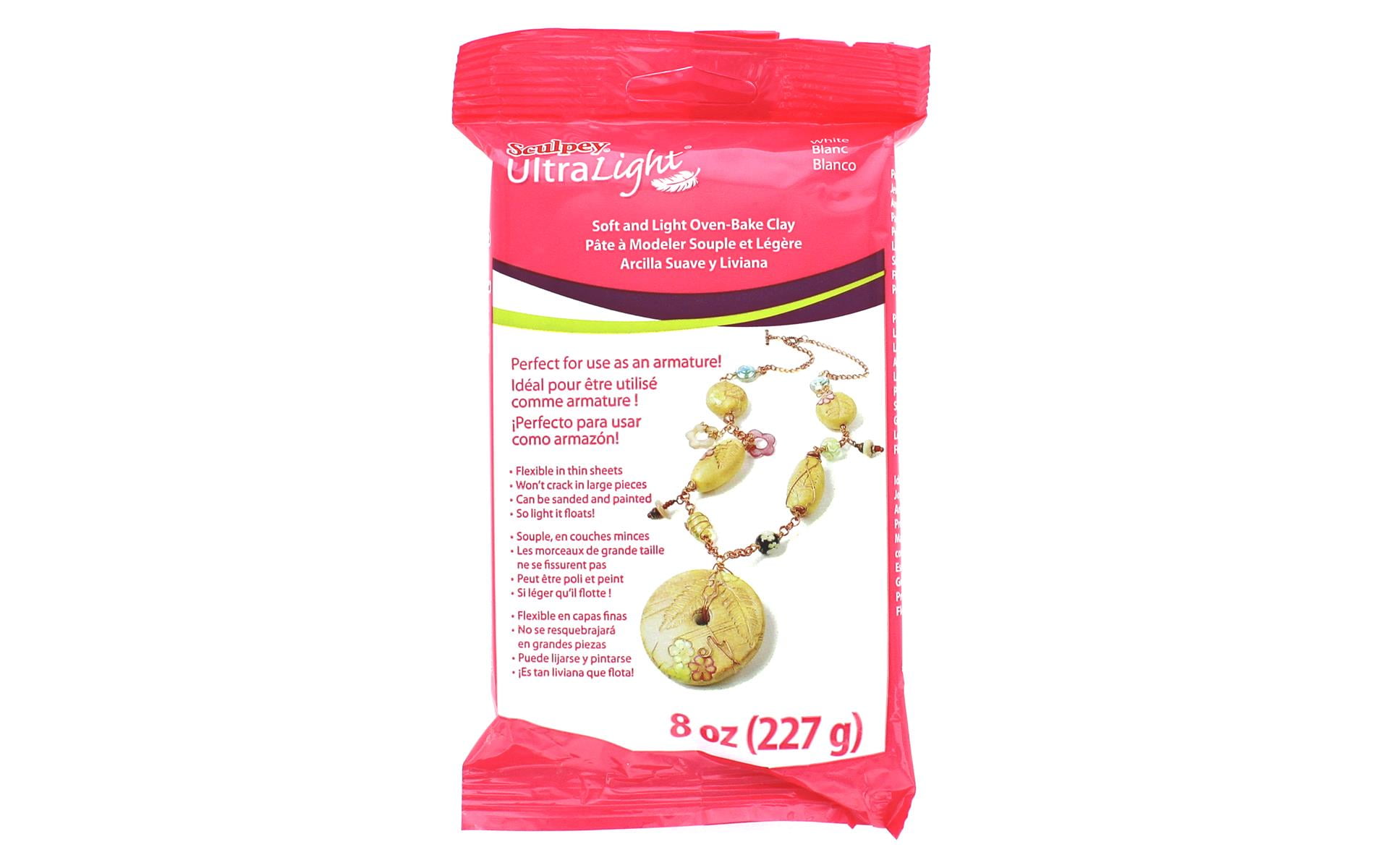 Sculpey UltraLight Polymer Clay 8oz-White - Walmart.com