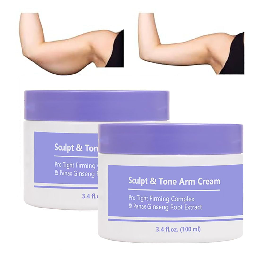 Sculpt & Tone Arm Firming Cream 3.4 fl oz - Skin Tightener for Youthful ...
