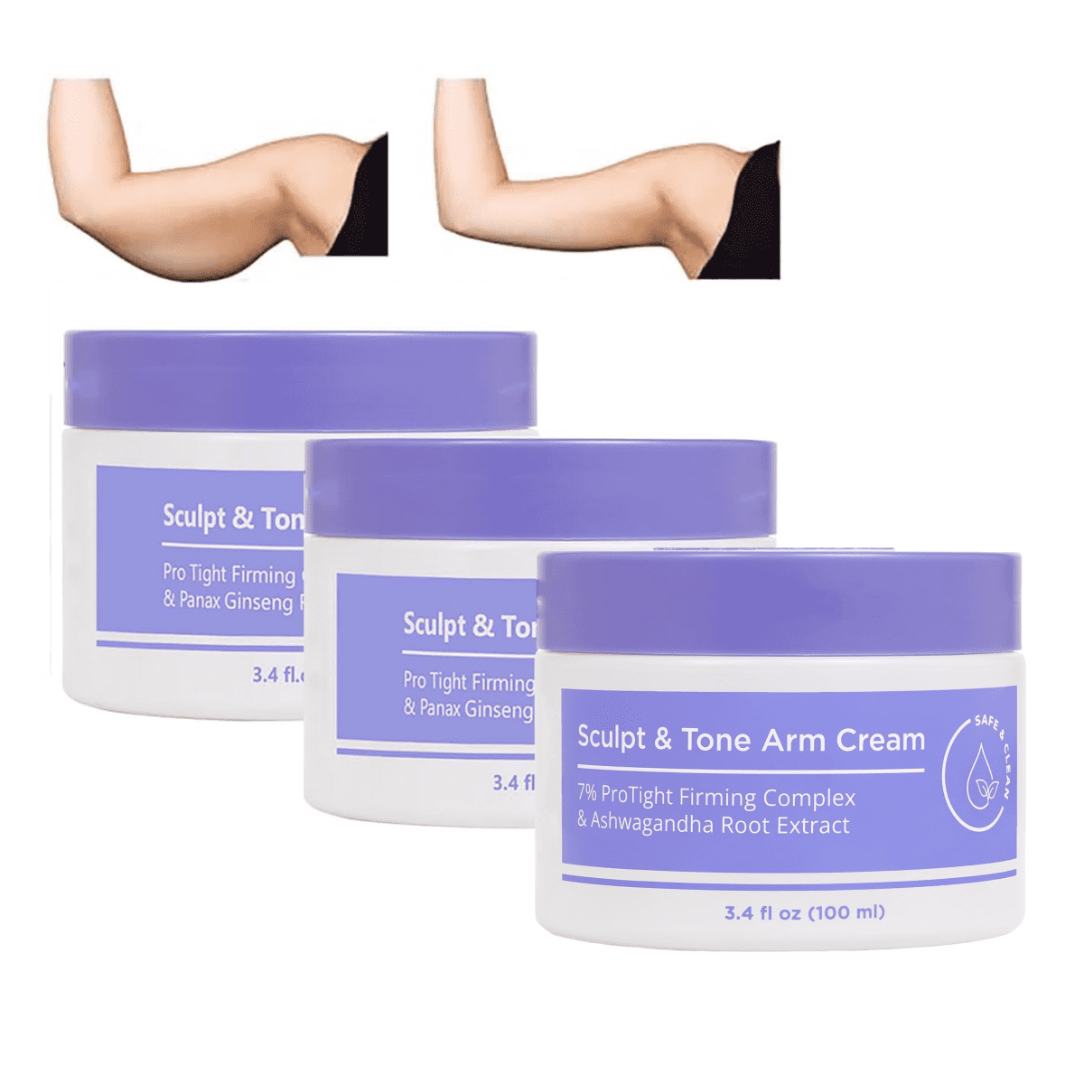 Sculpt & Tone Night Repair Cream 3.4 fl oz - Overnight Arm Firming ...