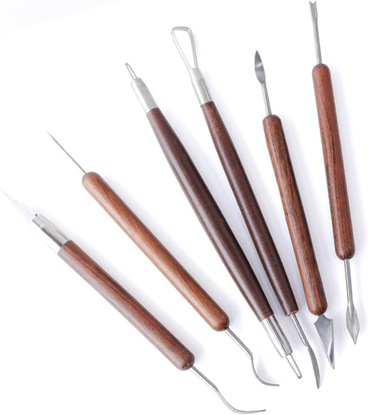 Sculpting Tools,6Pcs Assorted Carving Clay Sculpting Hand Chisel ...