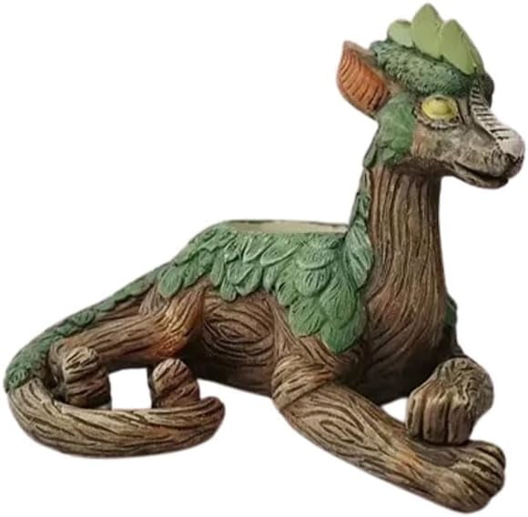 Sculptural Dragon Planter, Fantasy Dragon Shaped Gardening Container or ...