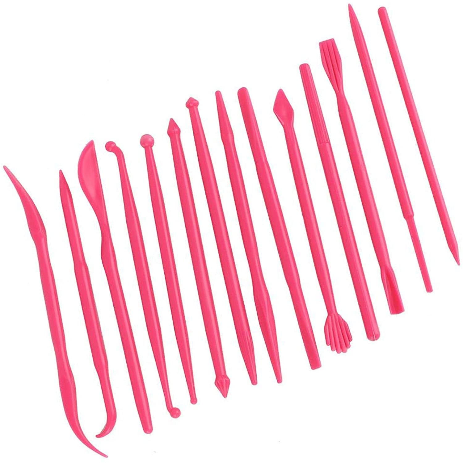 Clay Sculpting Tool, 14Pcs Plastic, Durable, Soft Sculpture Shaper Tool ...