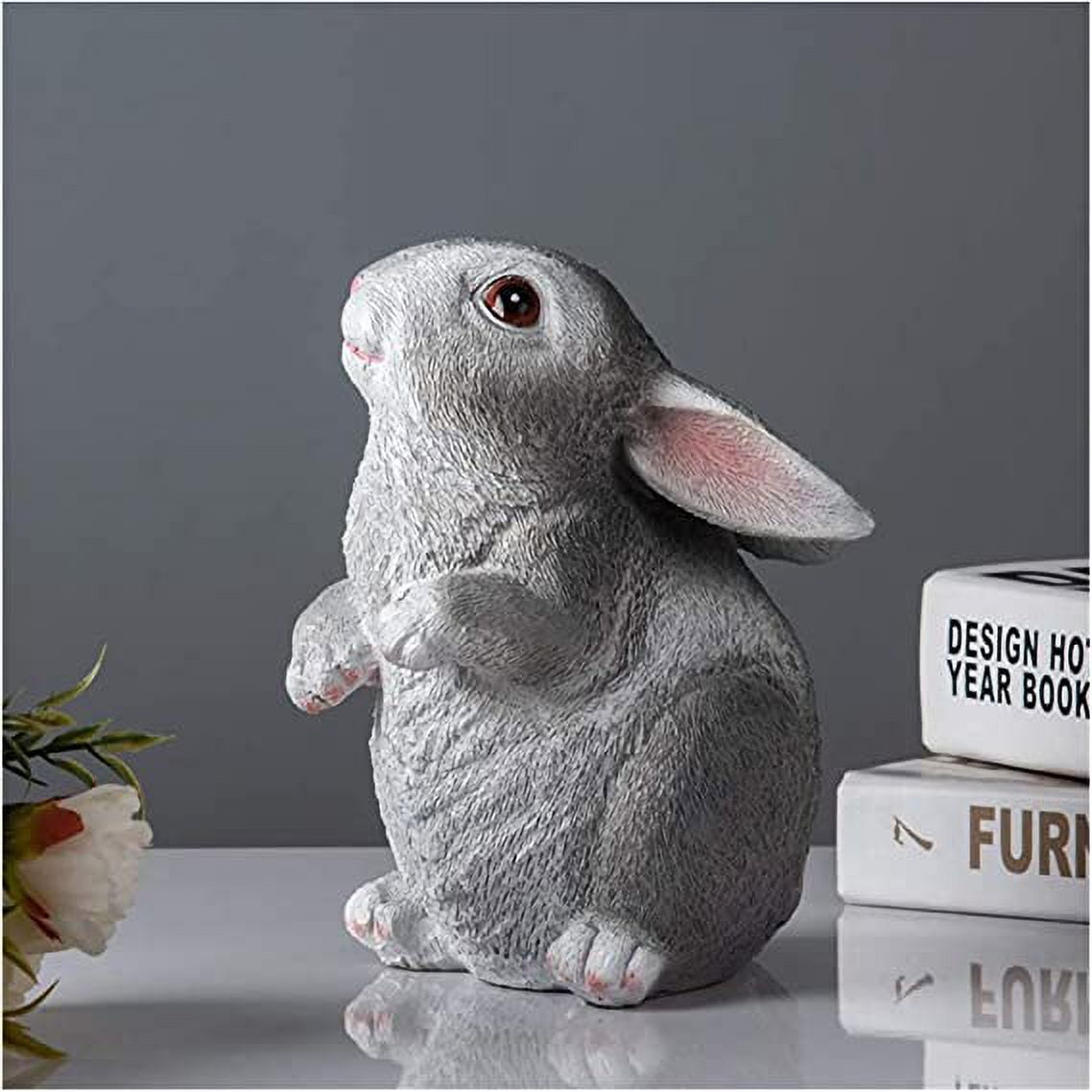 Sculpture Tabletop Crafts Figurines Collectible Prop Rabbit Statues ...