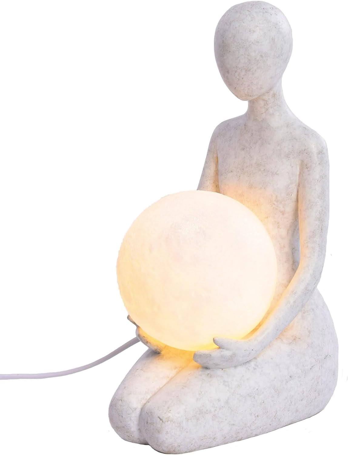 Sculptures Home Decor, Abstract Figurines with LED Light, Statues for ...