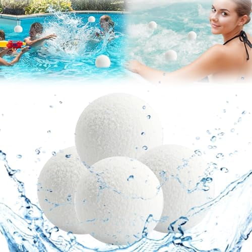 Scum Balls for Spas Hot Tub, Reusable 3 Inch Scum Balls for Pool ...