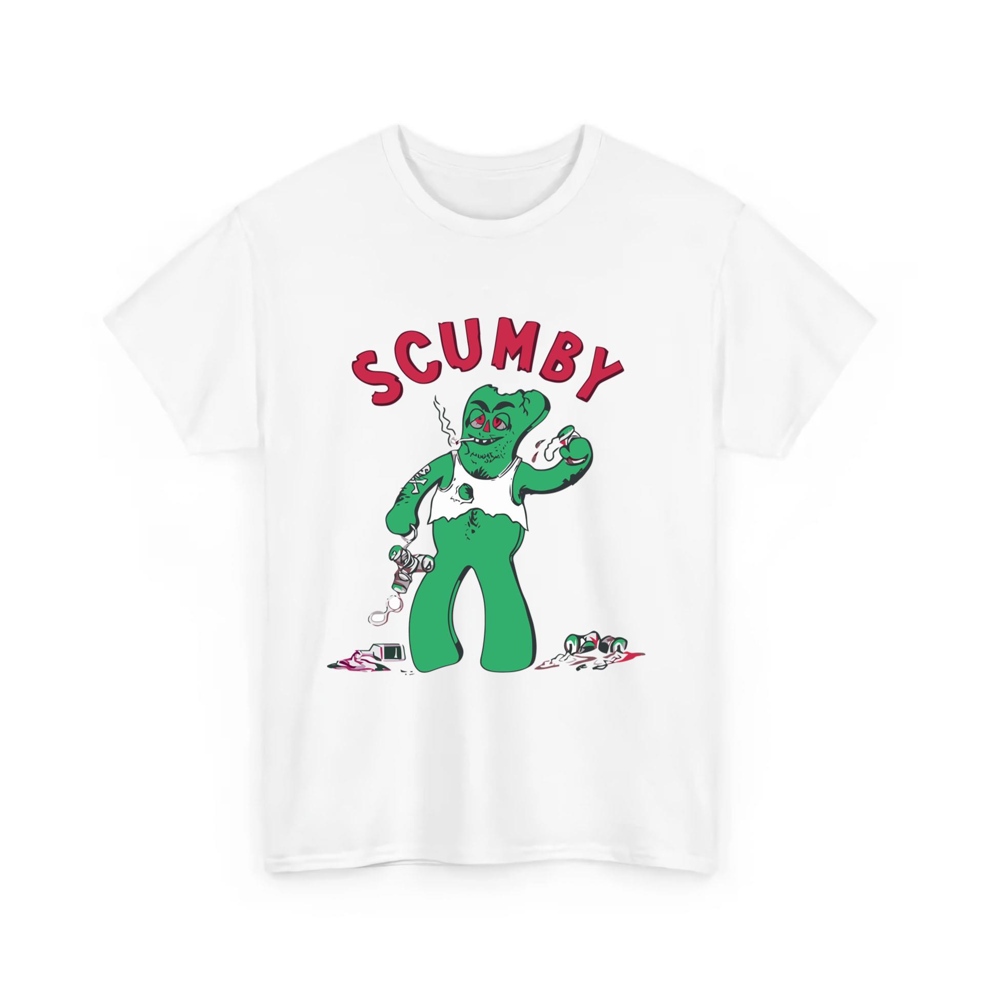 Scumby Drinking Smoking Gumby Parody T Shirt-TH55339 - Walmart.com