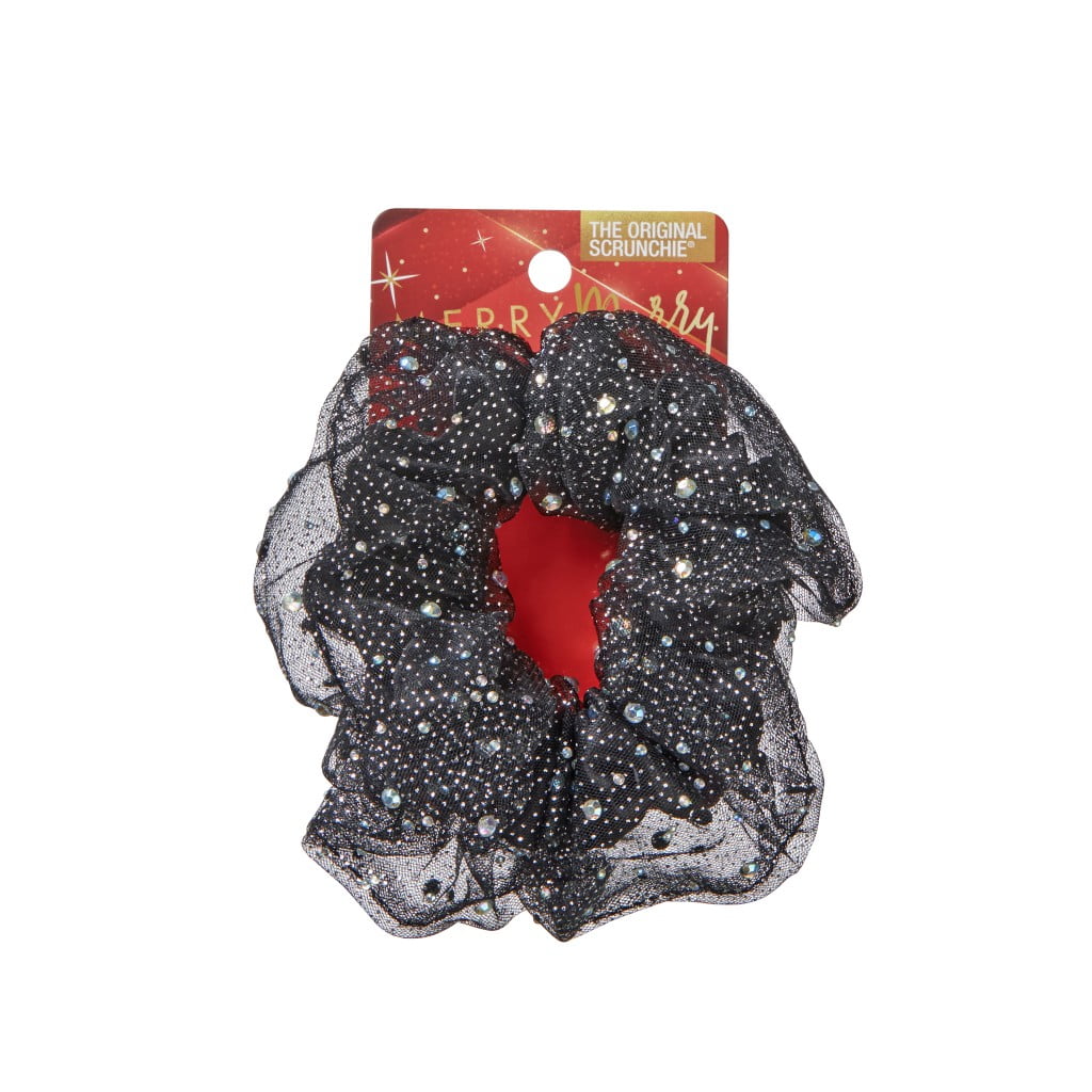 Scunci 1-PK STN SCRNCH IN SCRNCH BK - Walmart.com