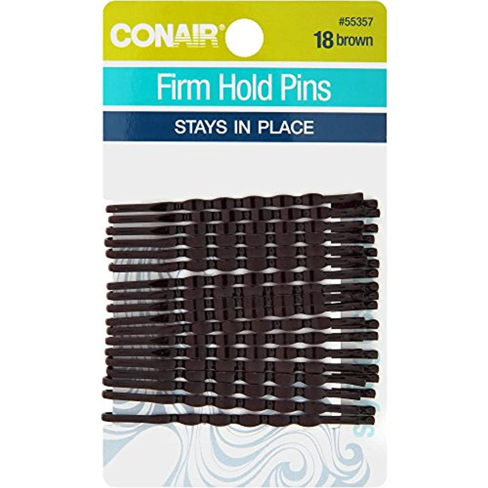 Conair Styling Essential Curved Brown Bobby Pins, 18 count - Walmart.com