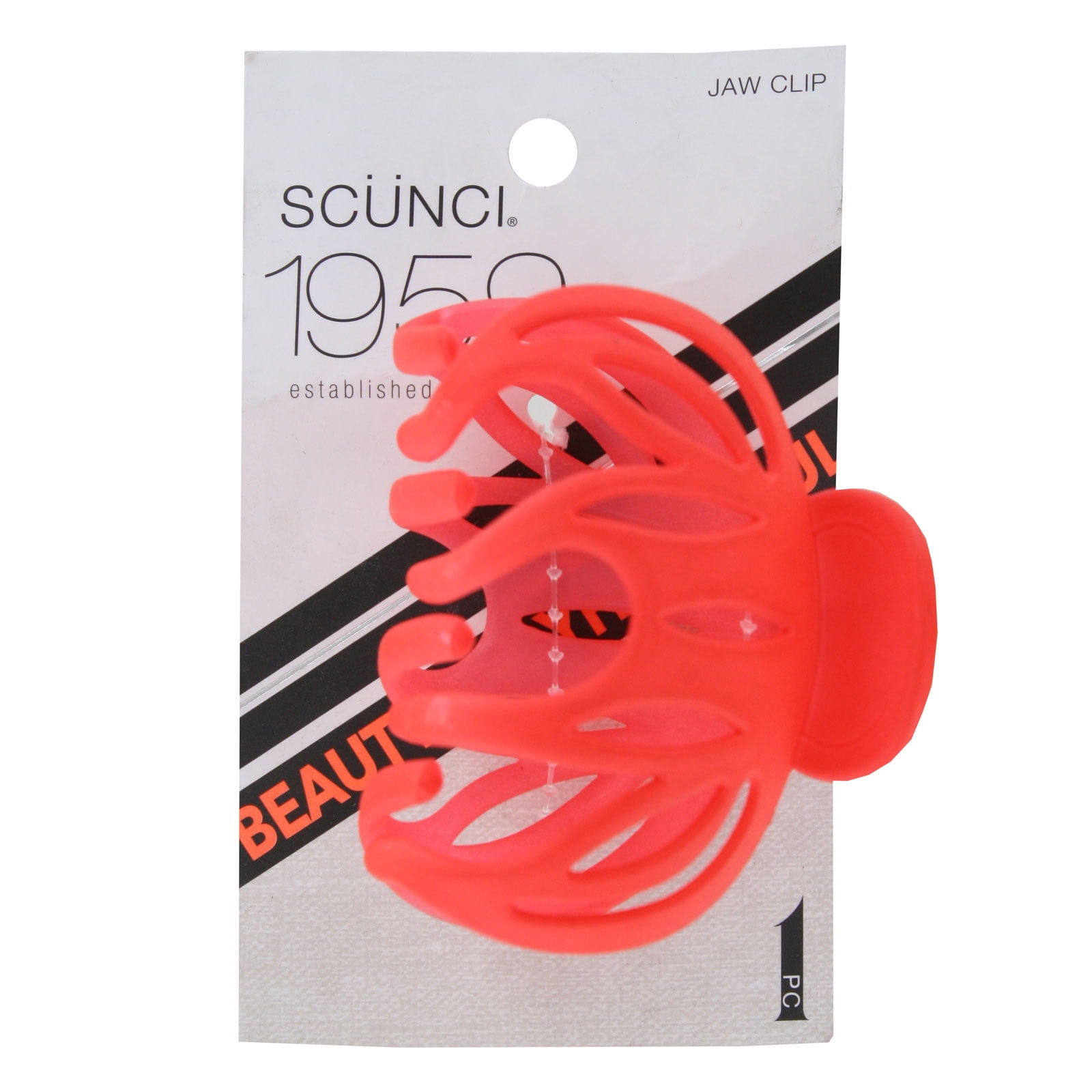 Scunci 1959 H6.5CM Hair Jaw Clip, Orange, 1-Piece - Walmart.com