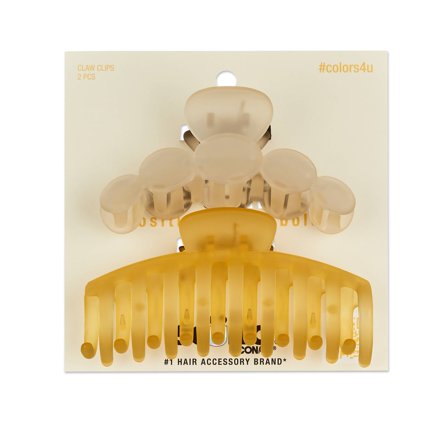 Scunci Matte Finish, Salon Hair Clips, Multi-Color, 3 Ct - Walmart.com