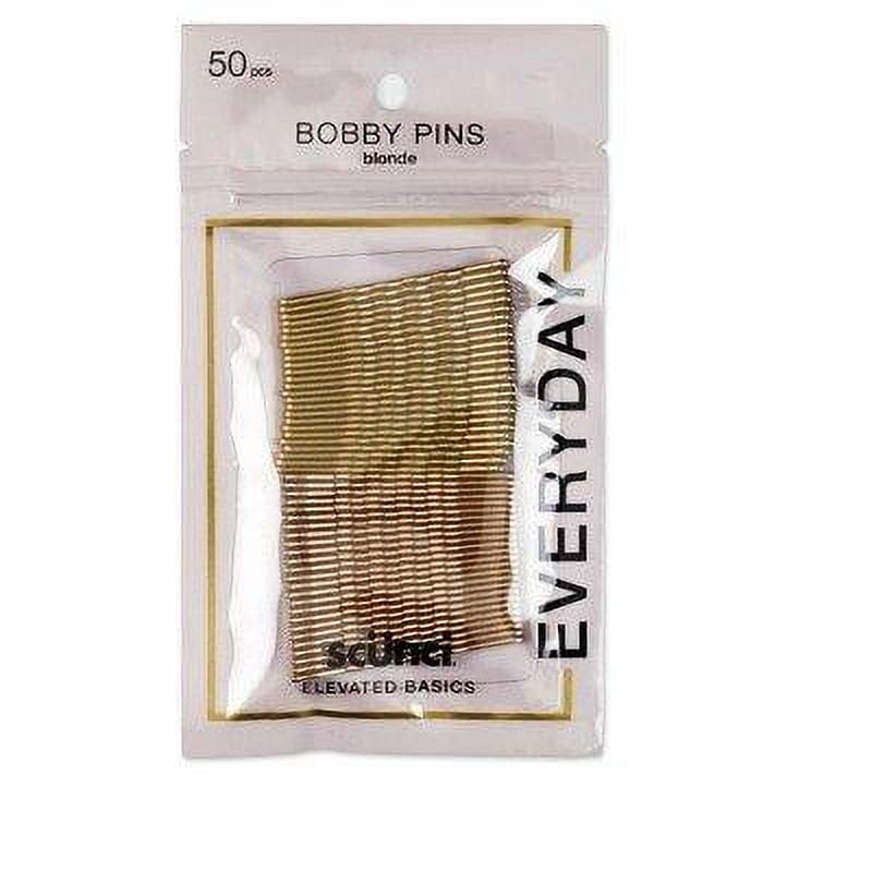 Scunci Bobby Pins Blonde - 50pk Yellow - Walmart.com
