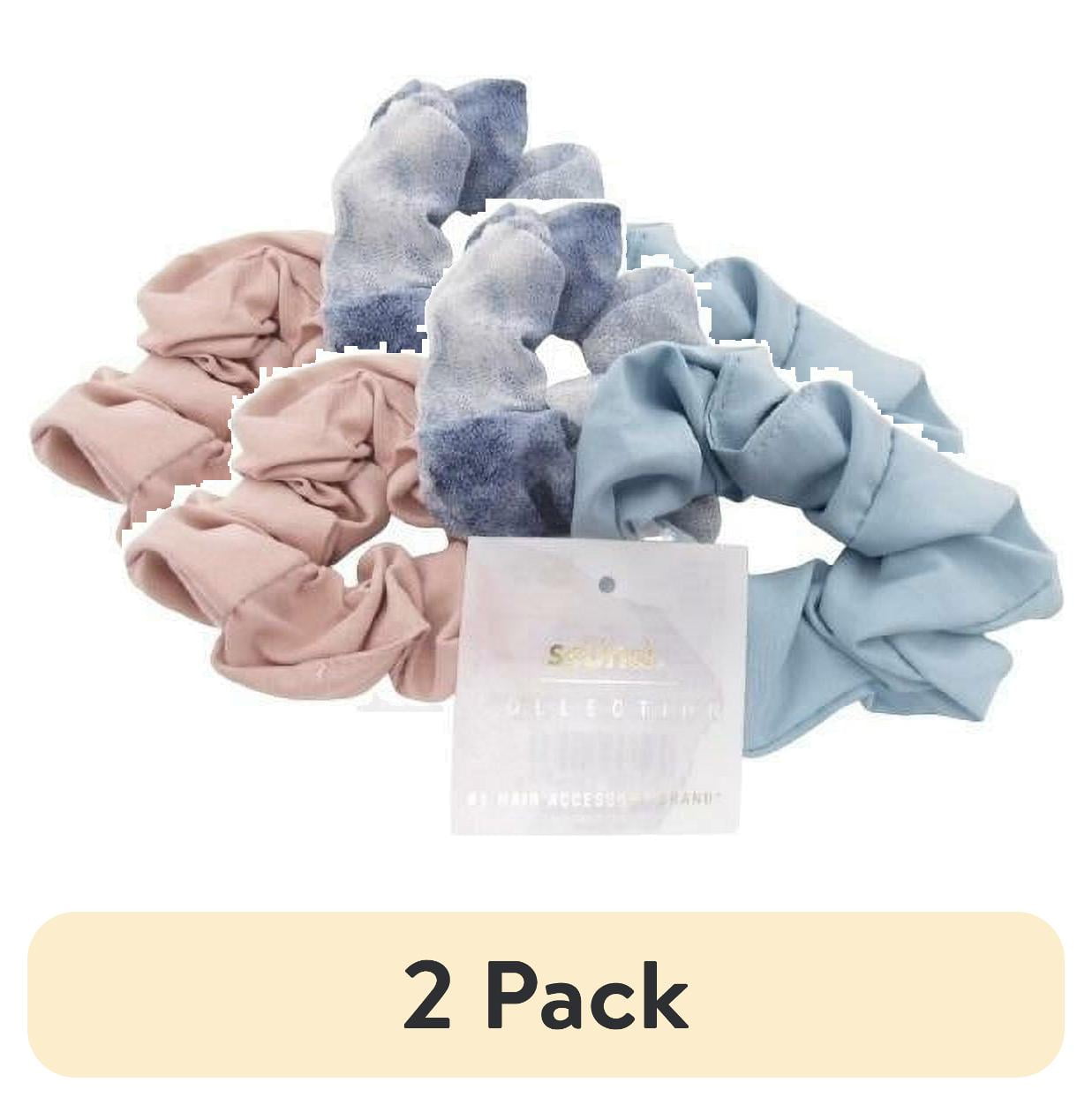 (2 pack) Scunci No Damage Hair Scrunchies, Assorted Colors - Walmart.com