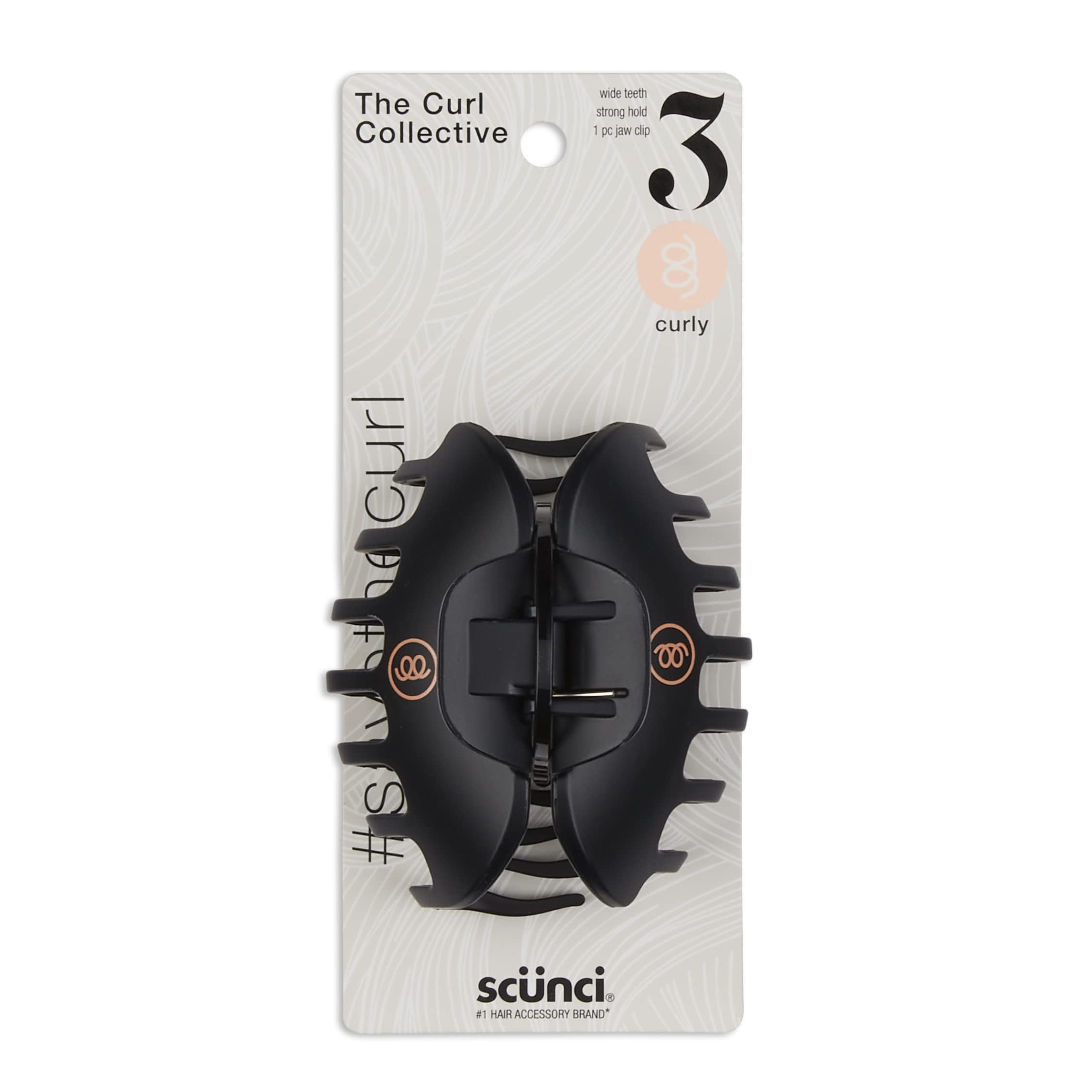 Scunci, Curl Collective Curly Jaw Clip (Pack of 20) - Walmart.com