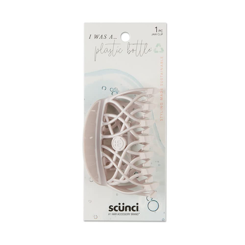 Scunci Earth-Friendly Planet Upcycled Large Claw Clip Pink (Pack of 24 ...