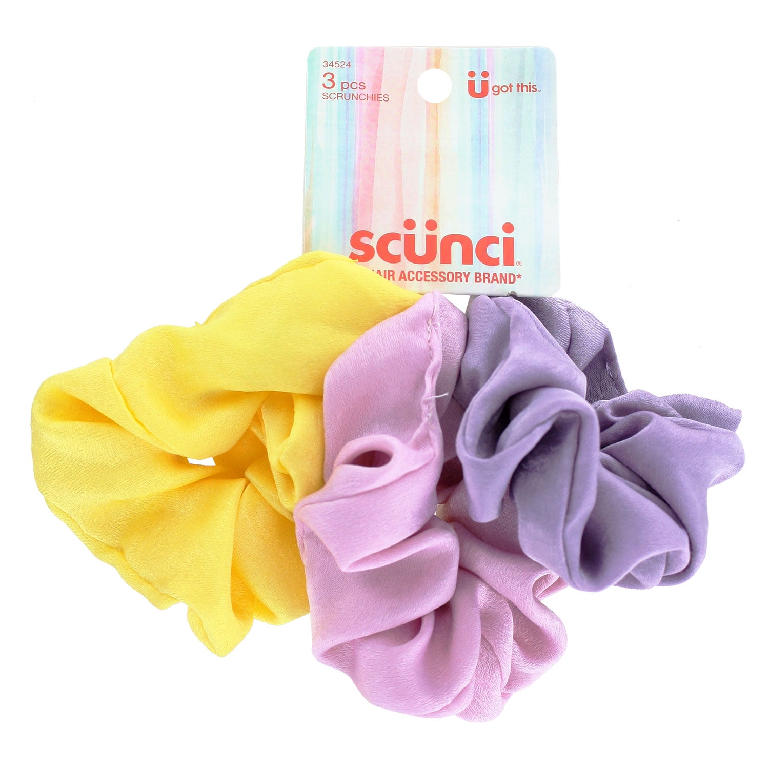 Scunci Easter Hair Scrunchies, Assorted Colors, 3-Pack - Walmart.com
