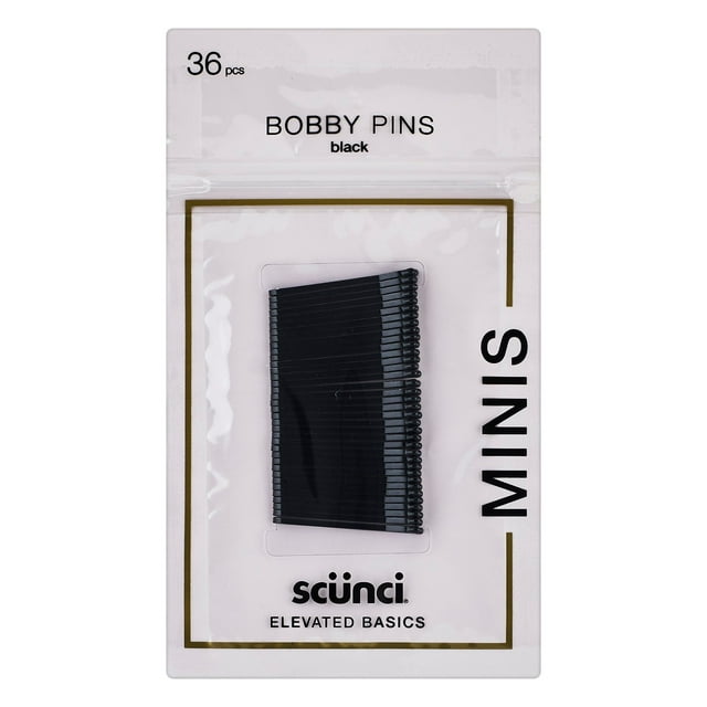 Scunci Elevated Basics Mini Bobby Pins, Perfect for Blonde and Brown ...