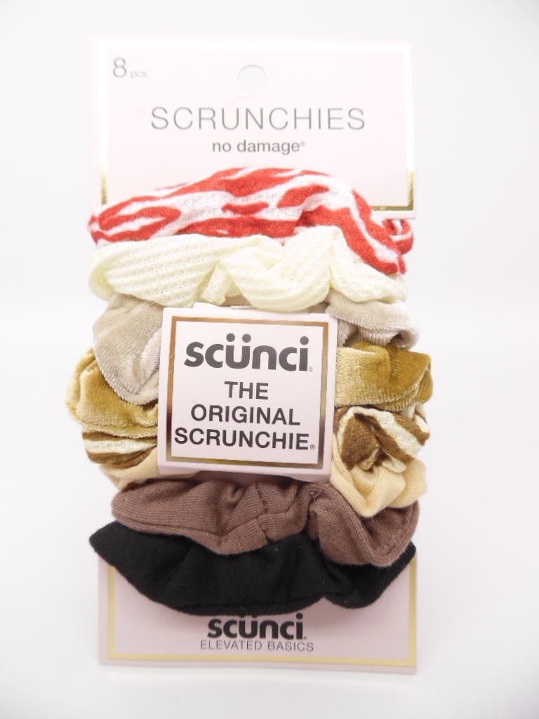 Scunci Elevated Basics Small The Original Scrunchie No Damage - Neutral ...