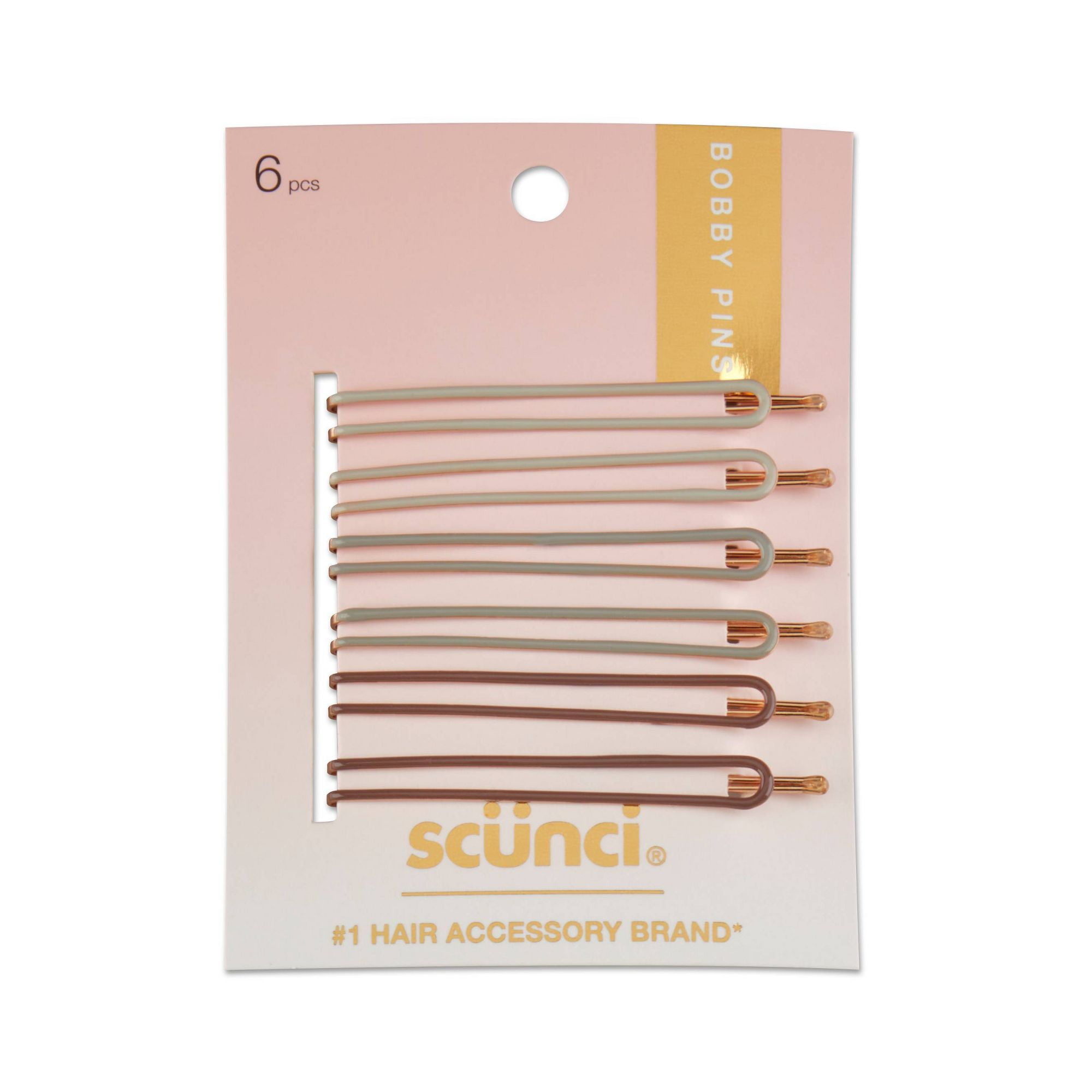 Scunci Enamel Bobby Pins, Assorted Colors, 6-Count - Walmart.com