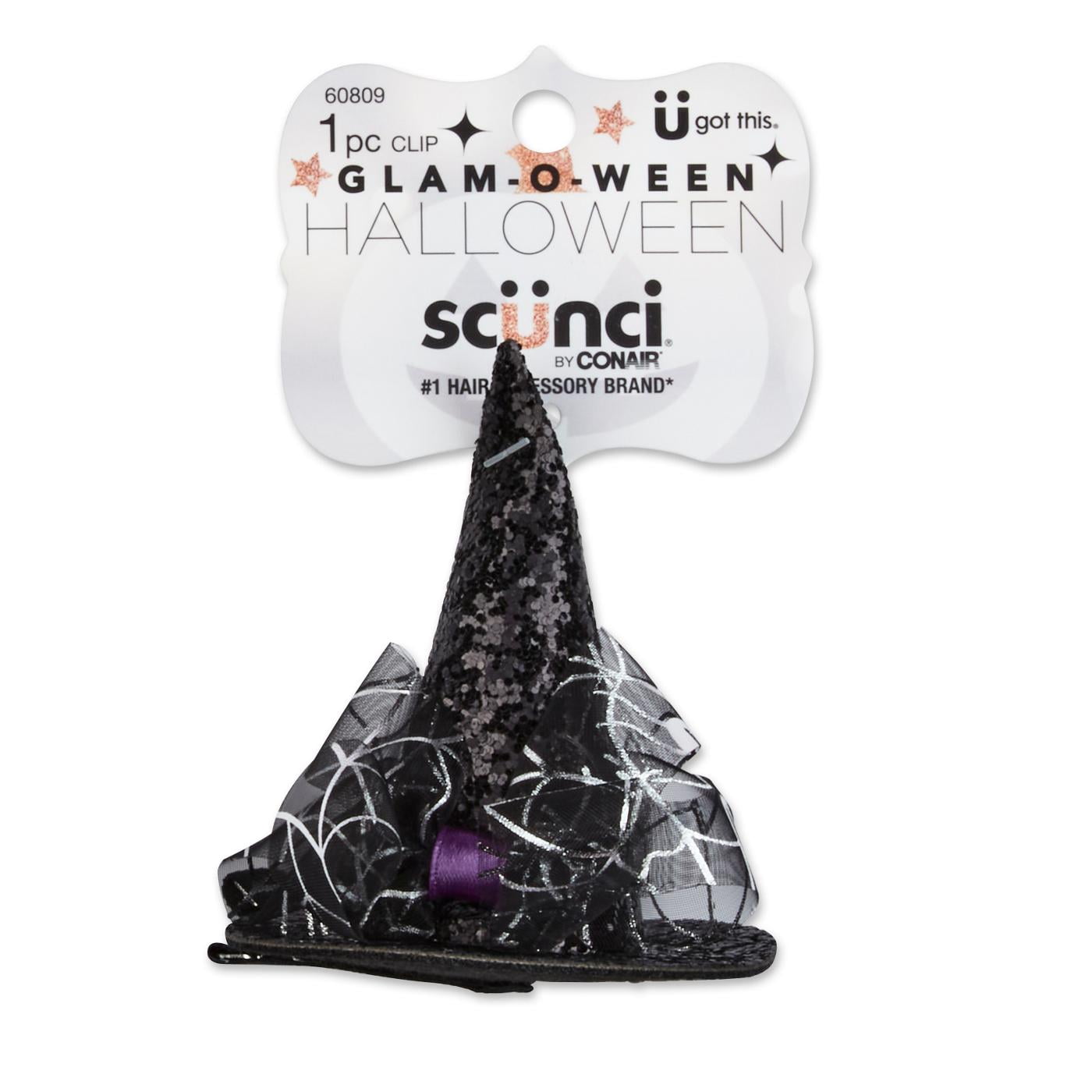 Scunci Glam-O-Ween Halloween Witch Hat Hair Clip, 1-Piece - Walmart.com