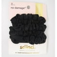 Scunci Elastic Small Scrunchies for Fine Thin Hair, No Damage, Black ...