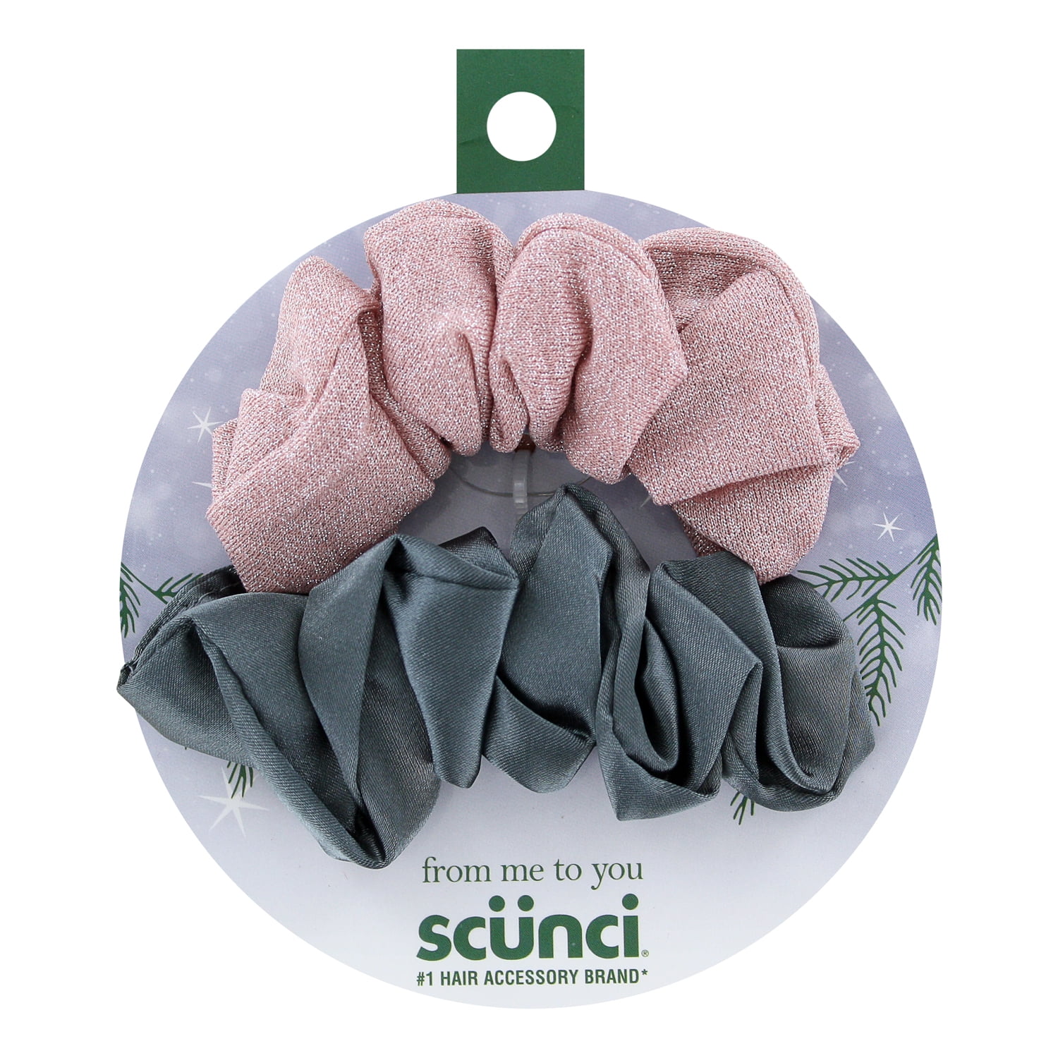 Scunci Hair Scrunchies, Assorted Colors, 2 Pack - Walmart.com