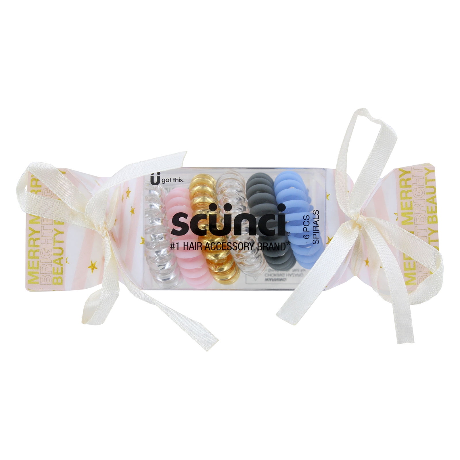 Scunci Hair Spirals, Assorted Colors, 6-Pieces - Walmart.com