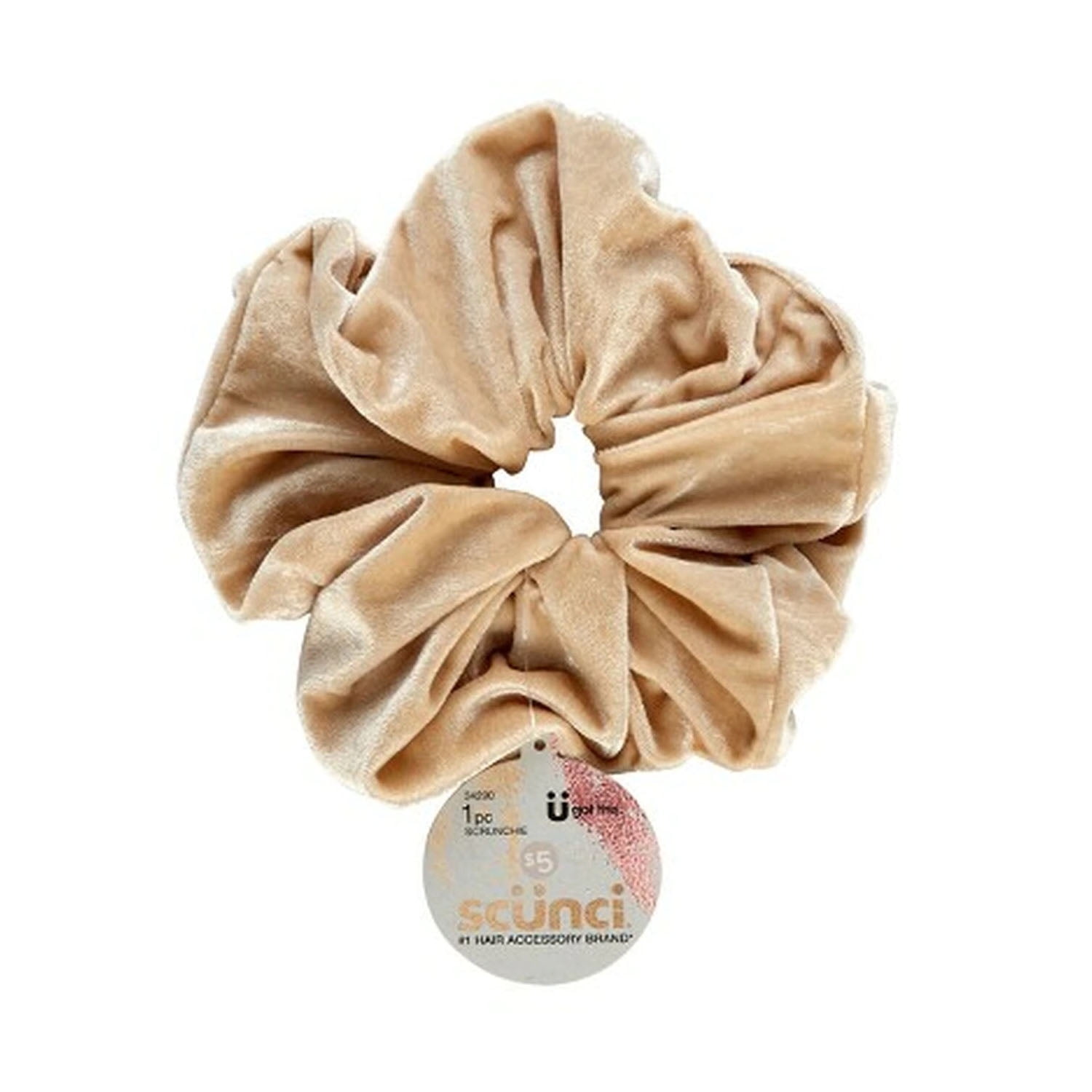 Scunci Jumbo Scrunchie, Beige, 1-Piece - Walmart.com