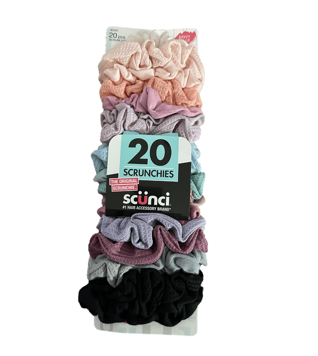 Scunci Large Scrunchies 20 PACK multi-color - Walmart.com