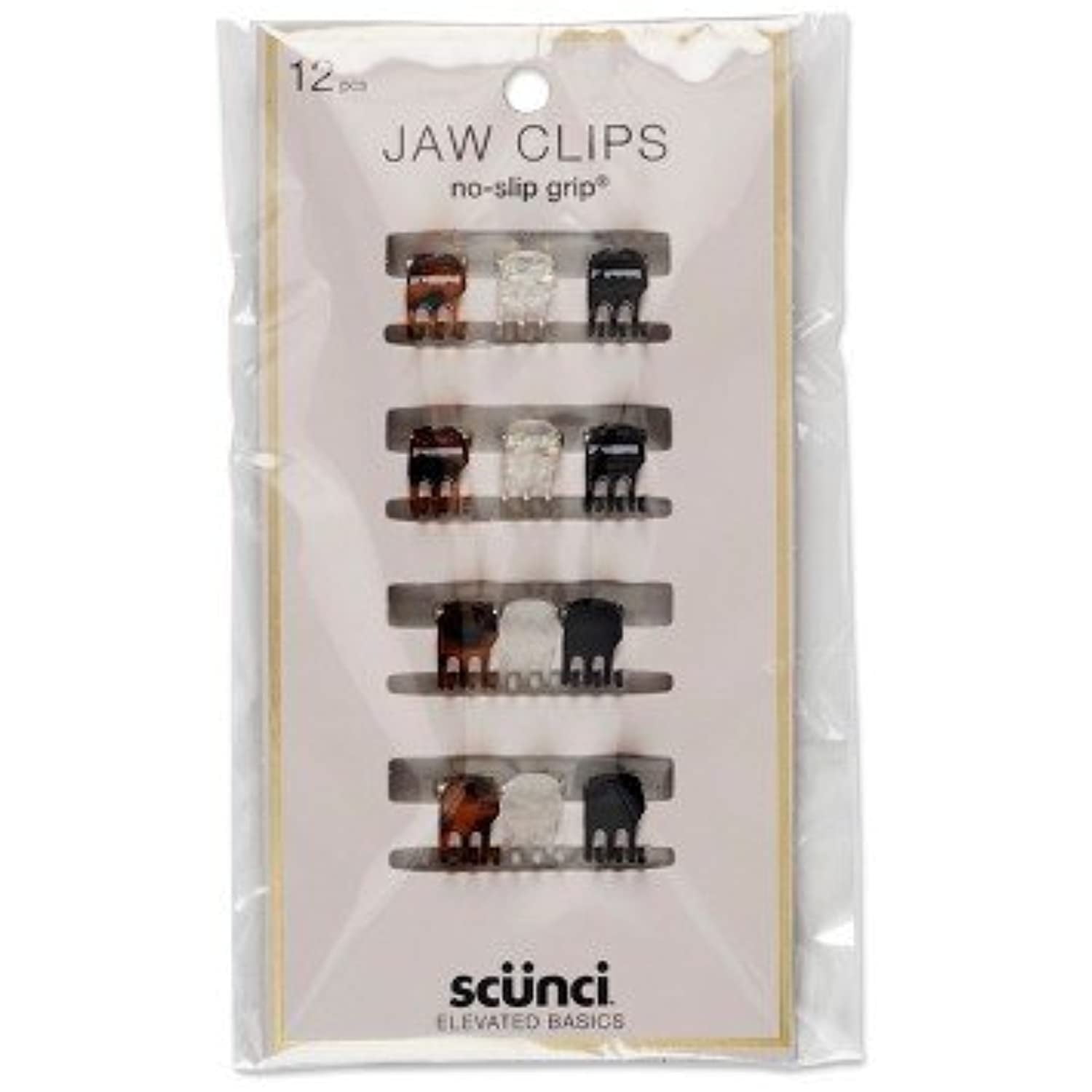 Conair Tiny Claw Clips, Mini Jaw Clips, Black, Assorted Colors, 12 Pack ...