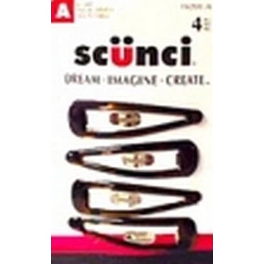 Scunci No Slip Grip Oval Snap Hair Clips - 6 CT - Walmart.com
